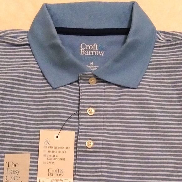 croft & barrow | Shirts | Mens Croft Barrow Easy Care Polo Shirt Med ...